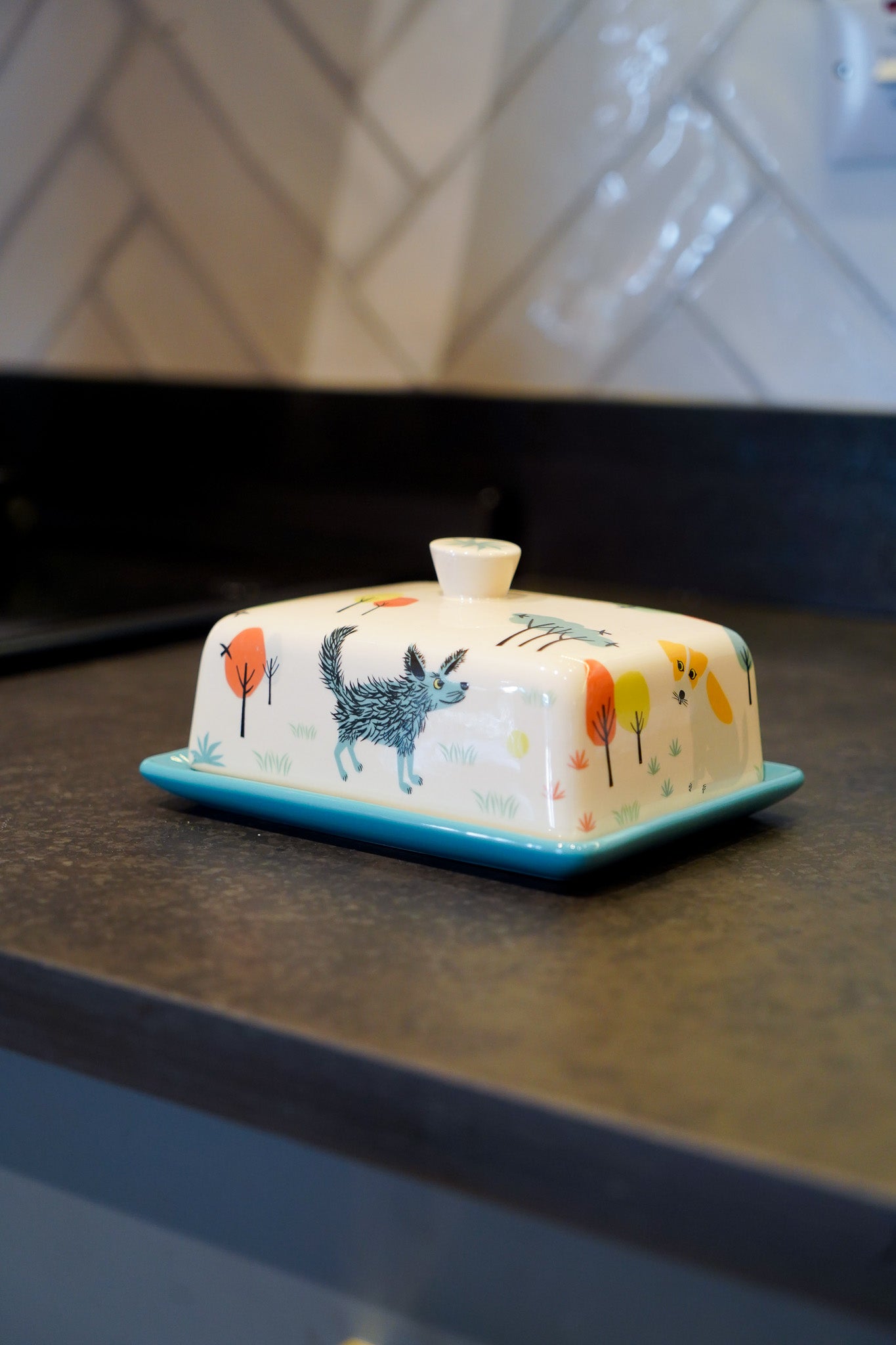 Handmade Ceramic Dog Butter Dish – Bonk & Co