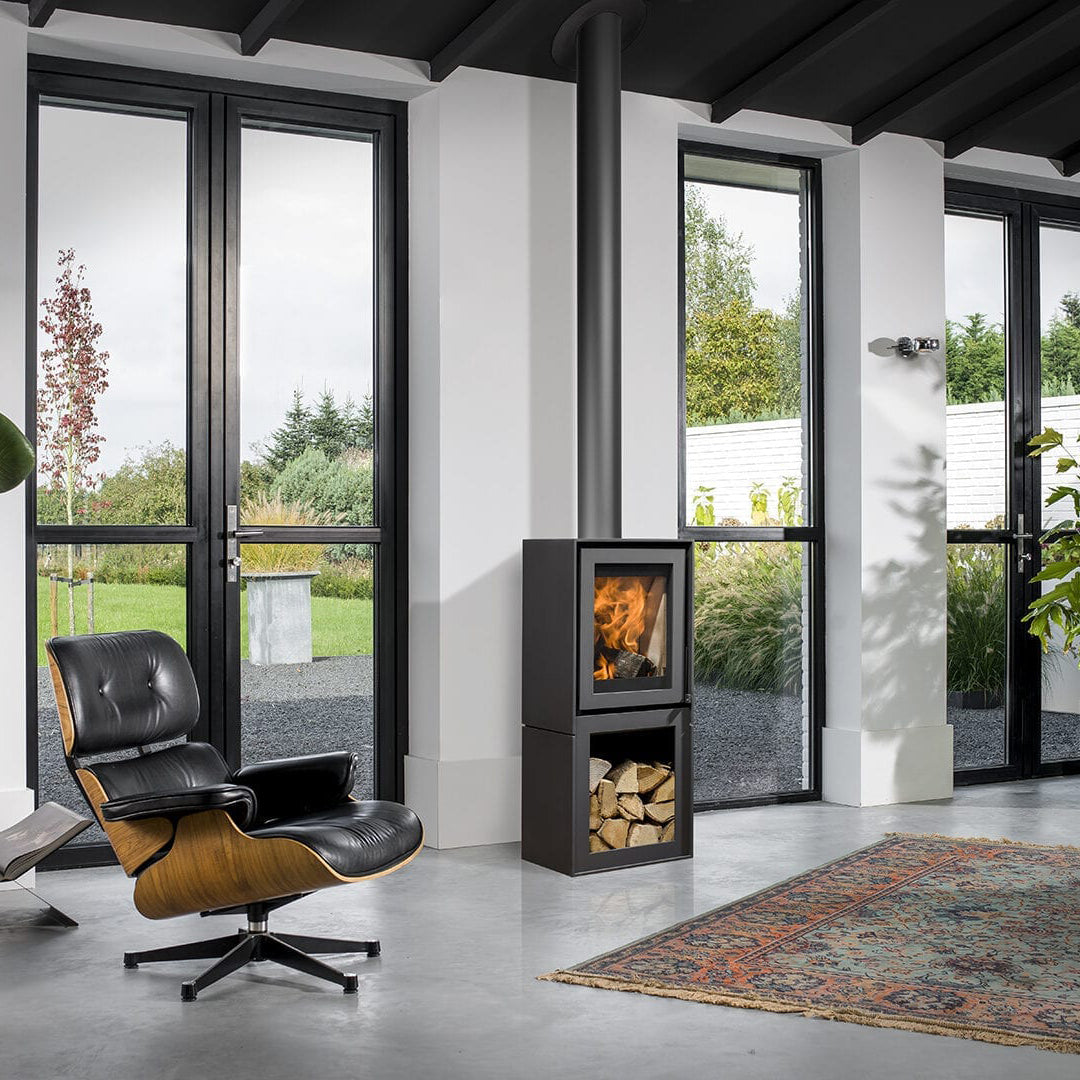 Barbas: Box 20 40 – Freestanding Wood Fuel Fireplace - Bonk & Co